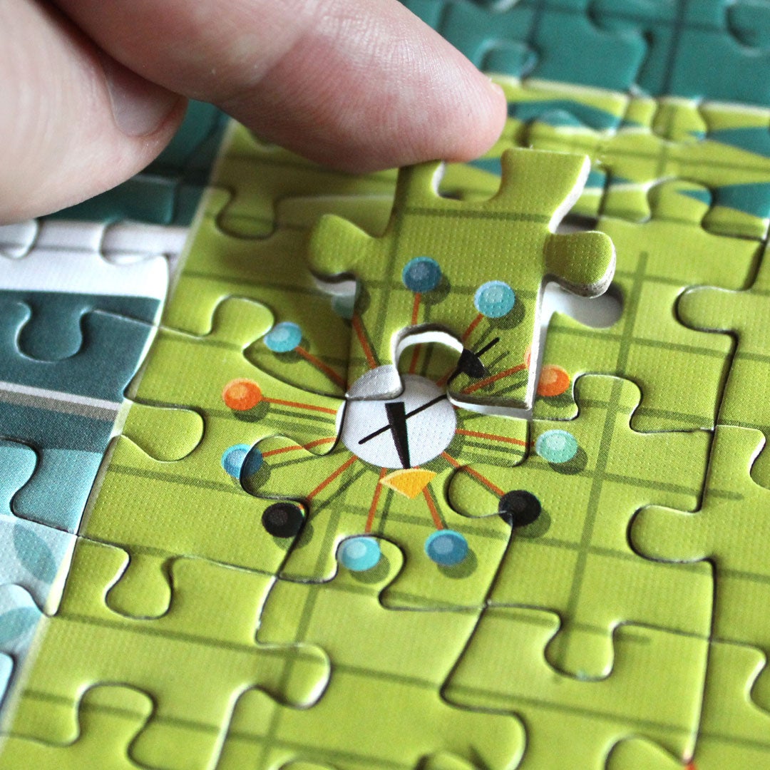 Modern Puzzles: Beach Vibes - 1,000 Piece Puzzle | Modern Puzzles