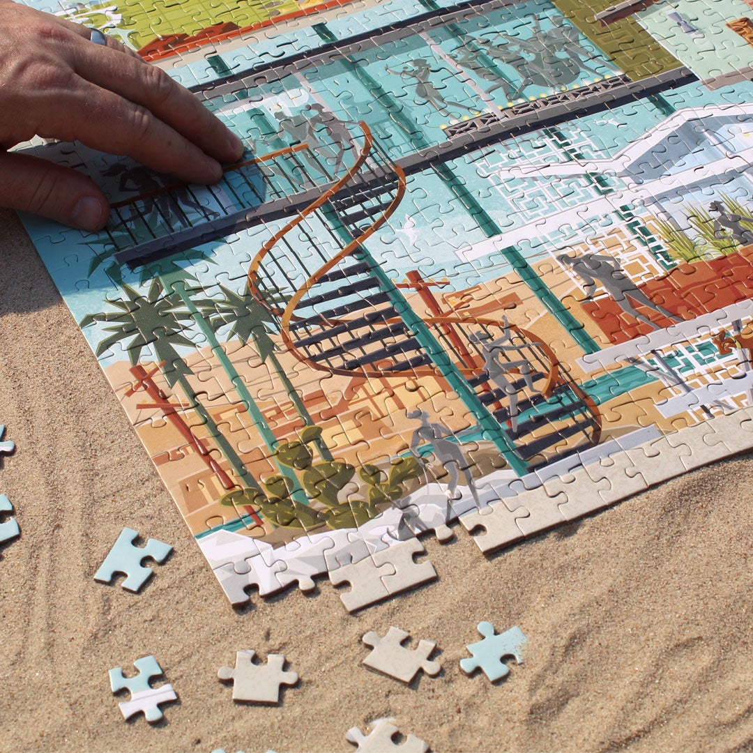 Modern Puzzles: Beach Vibes - 1,000 Piece Puzzle | Modern Puzzles